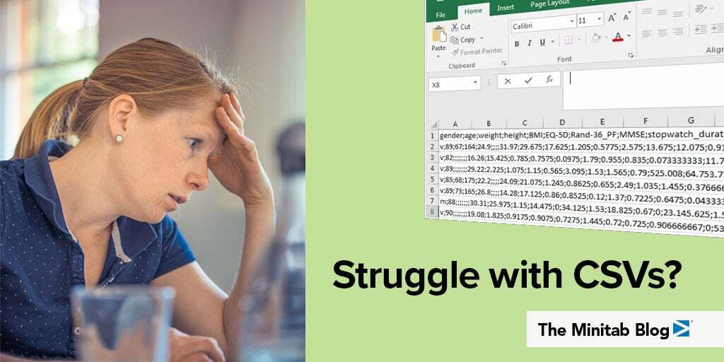 When It’s Easier to Open Data in Minitab than in Excel
